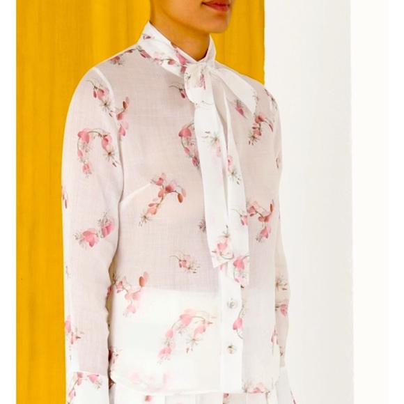 Zimmermann | Tops | Zimmermann Dancer Tie Blouse | Poshmark